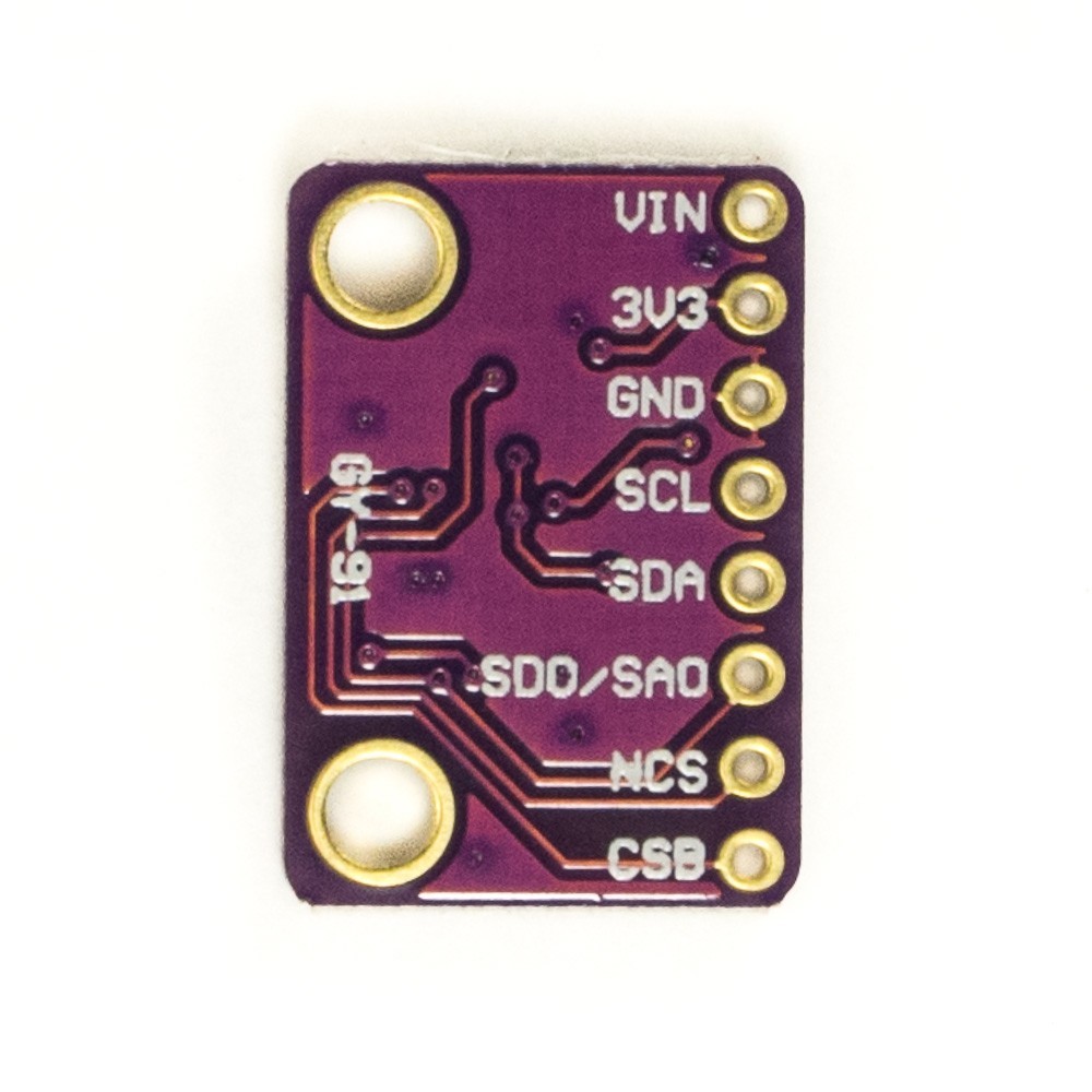 Módulo GY-91 MPU9250 + BMP280: Acelerómetro, Giroscopio, Magnetómetro, Altímetro I2C