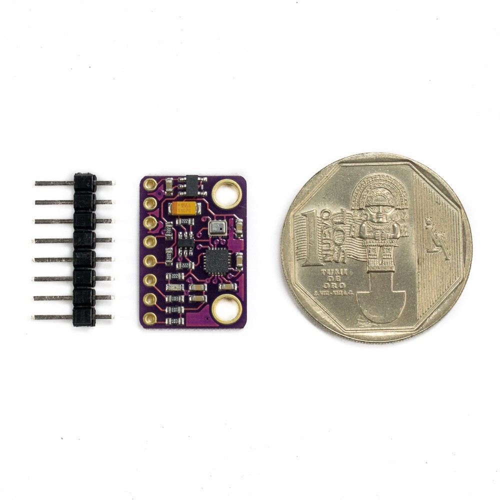 Módulo GY-91 MPU9250 + BMP280: Acelerómetro, Giroscopio, Magnetómetro, Altímetro I2C