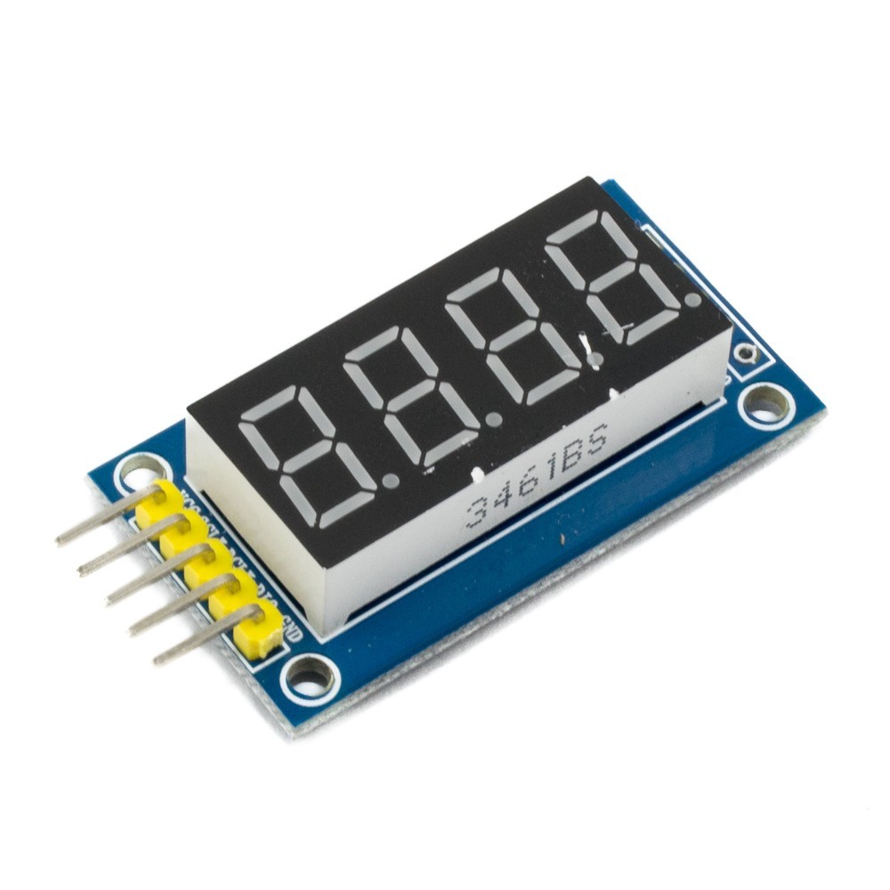 Módulo display 7 segmentos 4 dígitos 74HC595