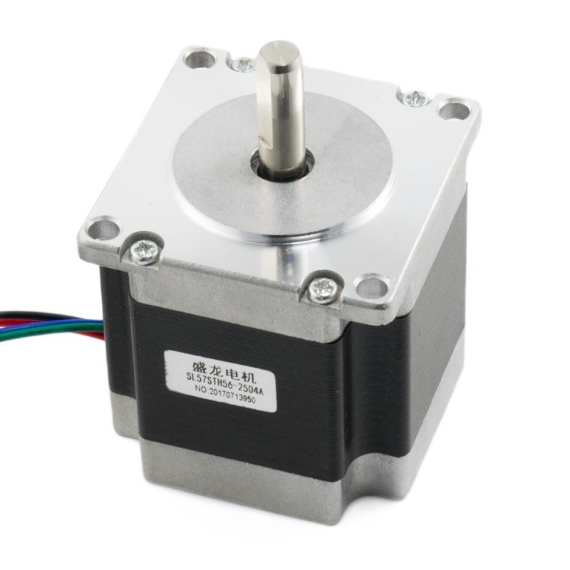 Motor PaP Stepper Nema 23 2.5A 12Kg.cm - Naylamp Mechatronics - Perú