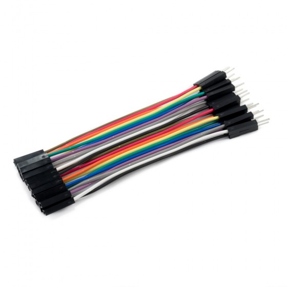 Cable Jumper Dupont macho a macho 10cm / 20Und