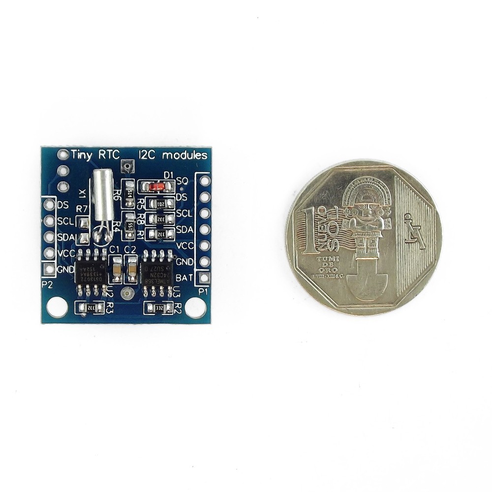 Módulo RTC DS1307 + EEPROM AT24C32 (I2C)