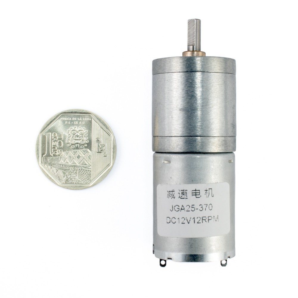 Motor DC JGA25-370 - 12V/12RPM