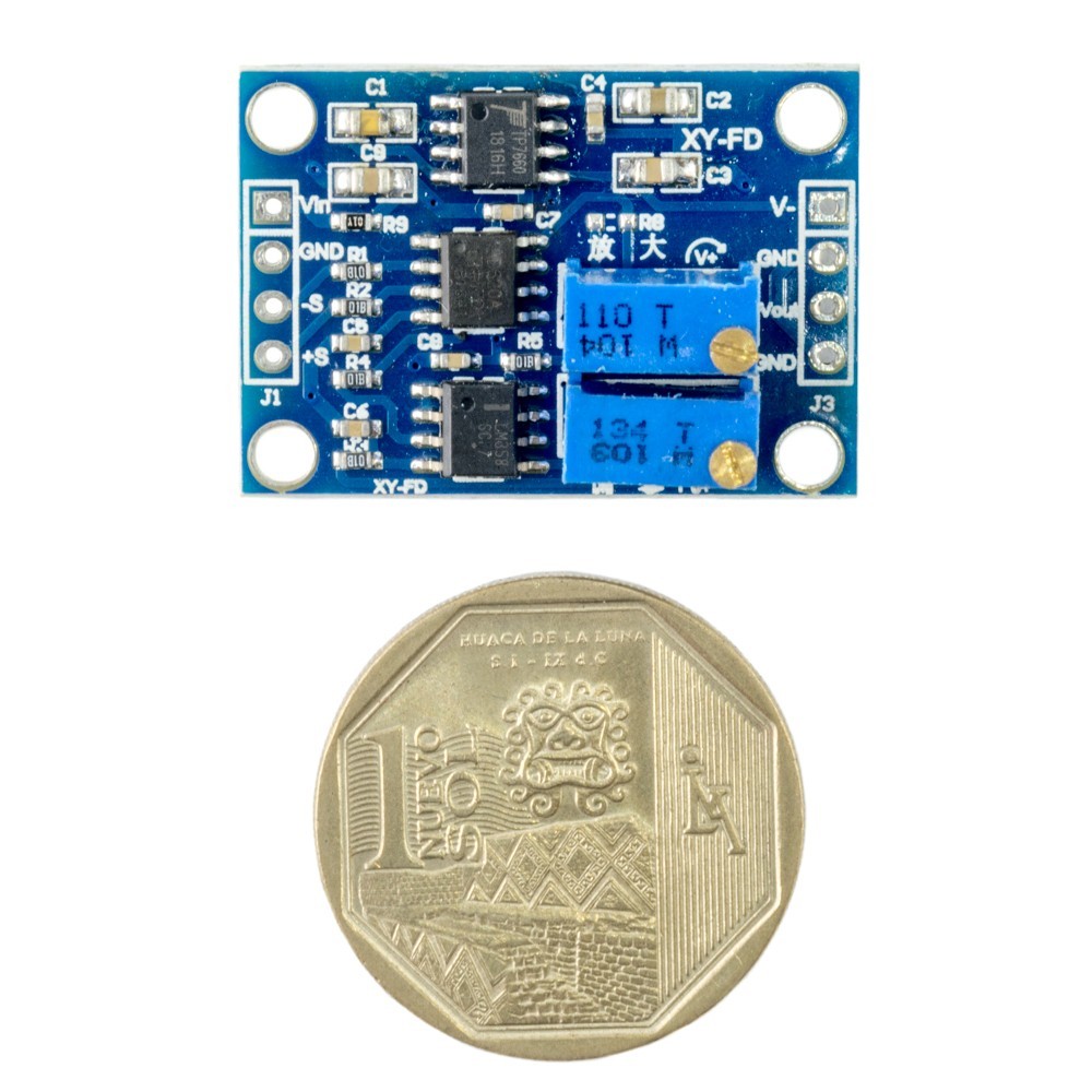 Módulo amplificador de instrumentación AD620