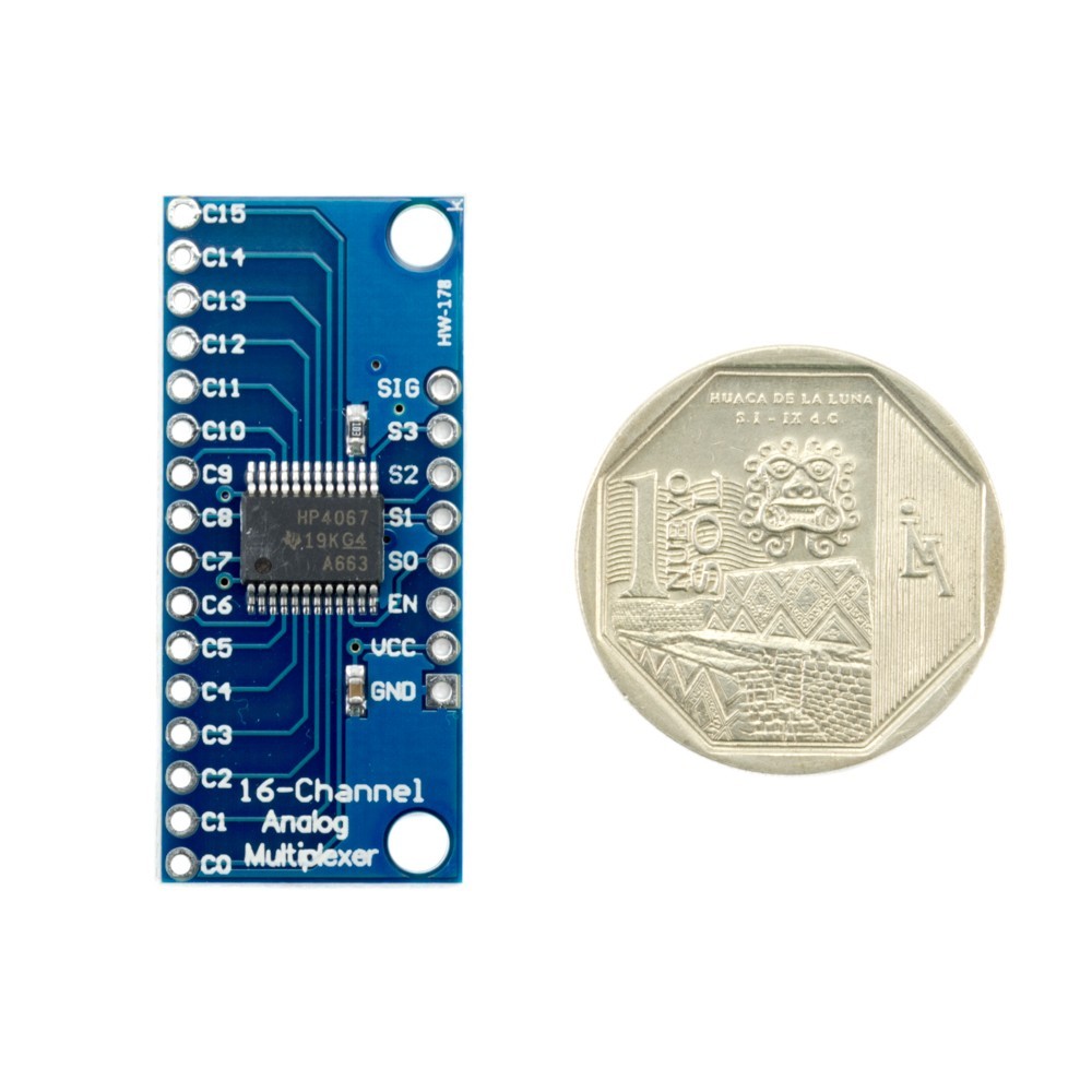 Módulo 74HC4067 multiplexor analógico 16ch