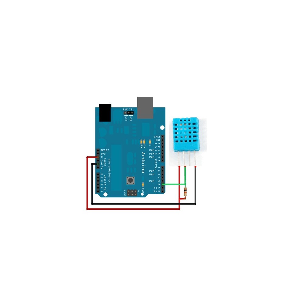 Sensor de temperatura y humedad relativa DHT11