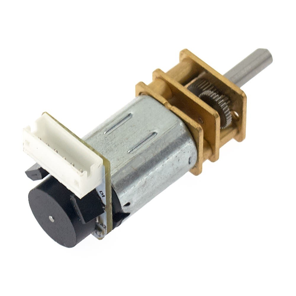 Micromotor DC N20 12V/300RPM con encoder