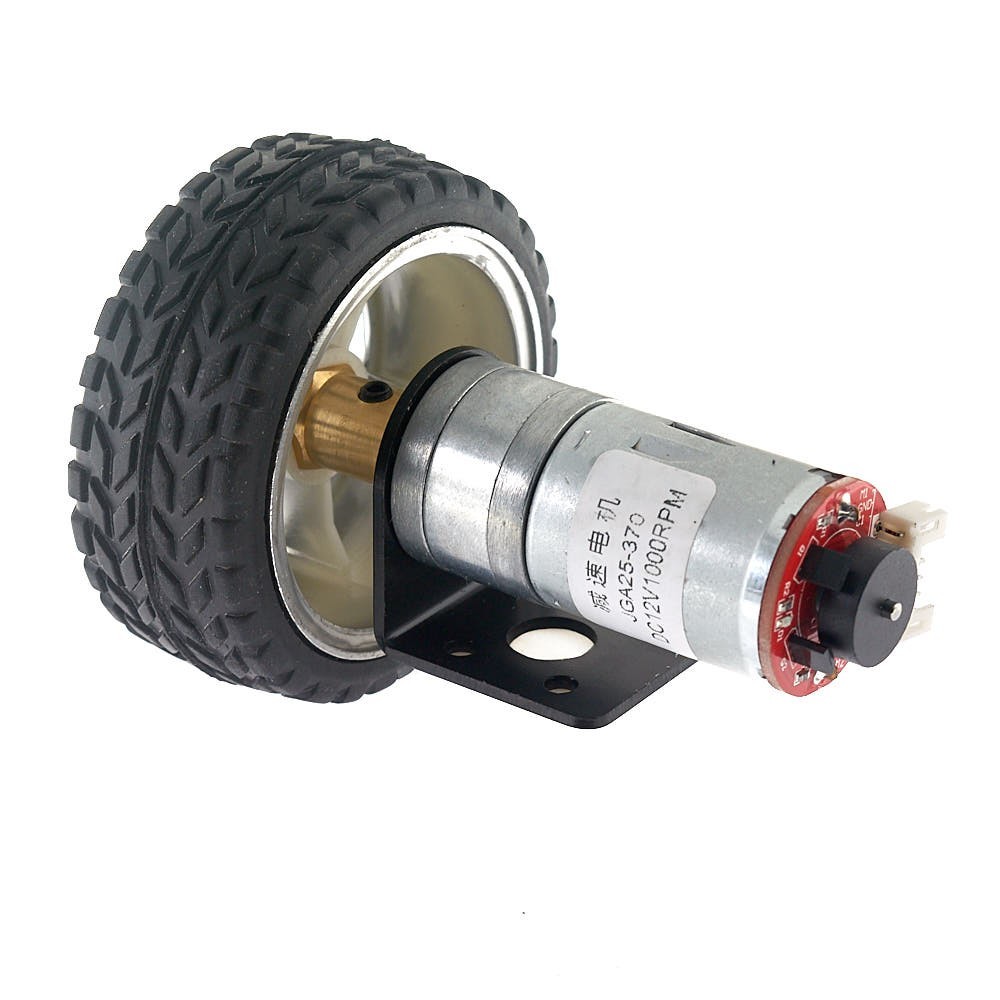 Acople hexagonal rueda a eje de motor D4mm