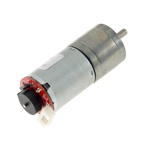 Motor DC JGA25-370 - 12V/350RPM con encoder
