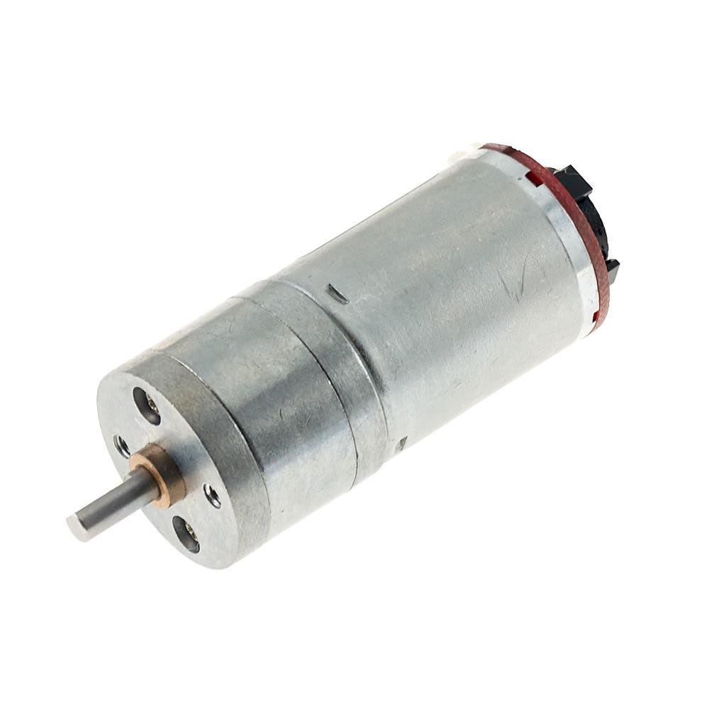 Motor DC JGA25-370 - 12V/350RPM con encoder