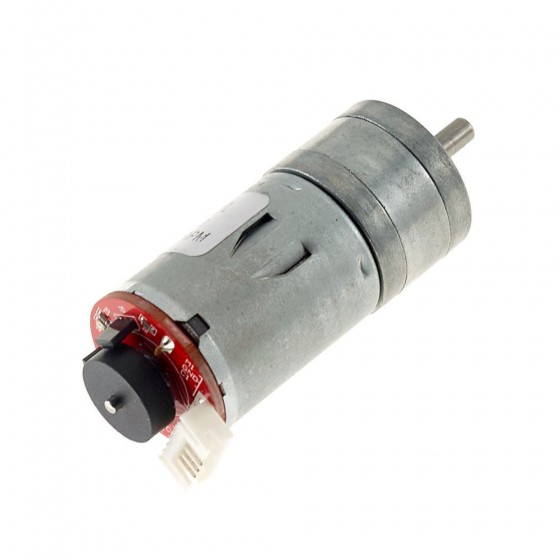 Motor DC JGA25-370 - 12V/350RPM con encoder