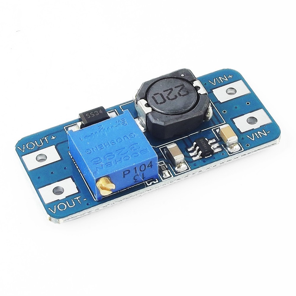 Convertidor Voltaje DC-DC Step-Up 2A MT3608 Convertidor Voltaje DC-DC Step-Up 2A MT3608