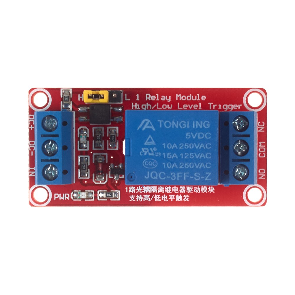 Módulo Relay 1CH 5VDC activación alta/baja