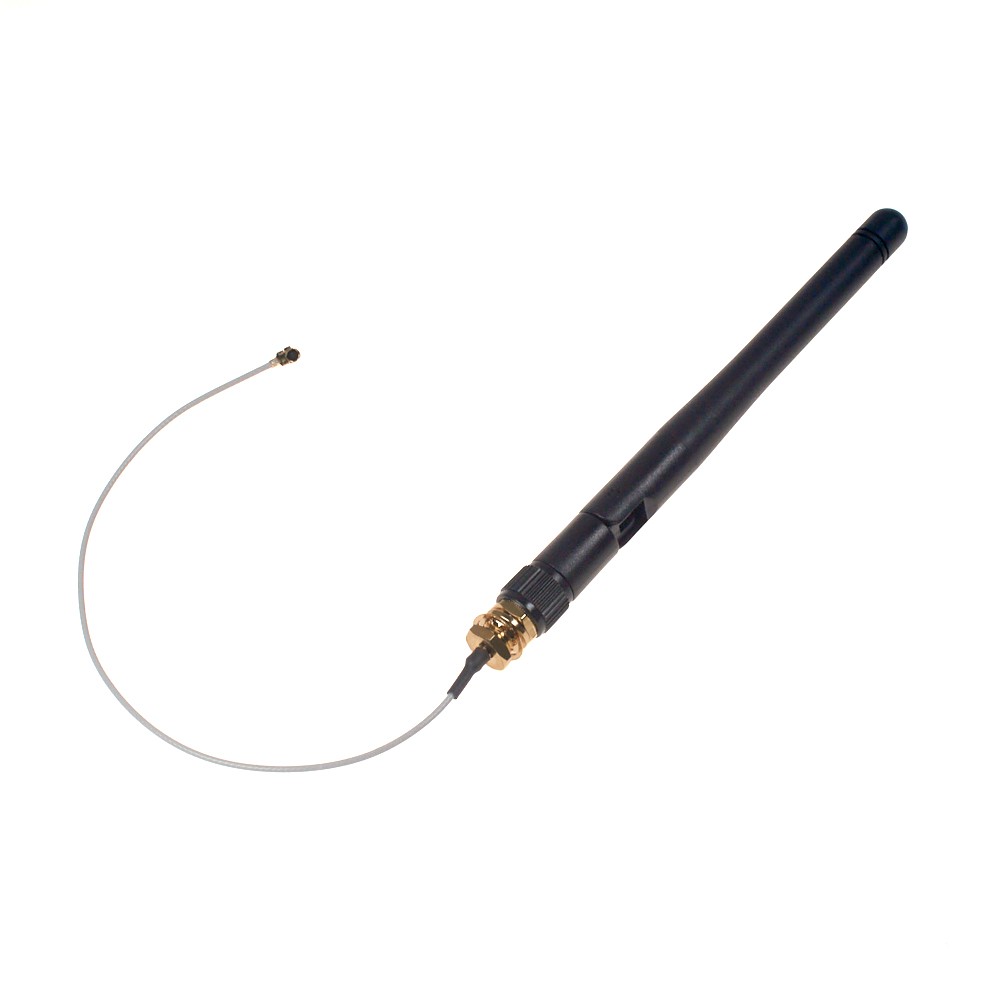 Antena 433MHz 3.0dBi con extensión SMA-K a UFL/IPX/IPEX