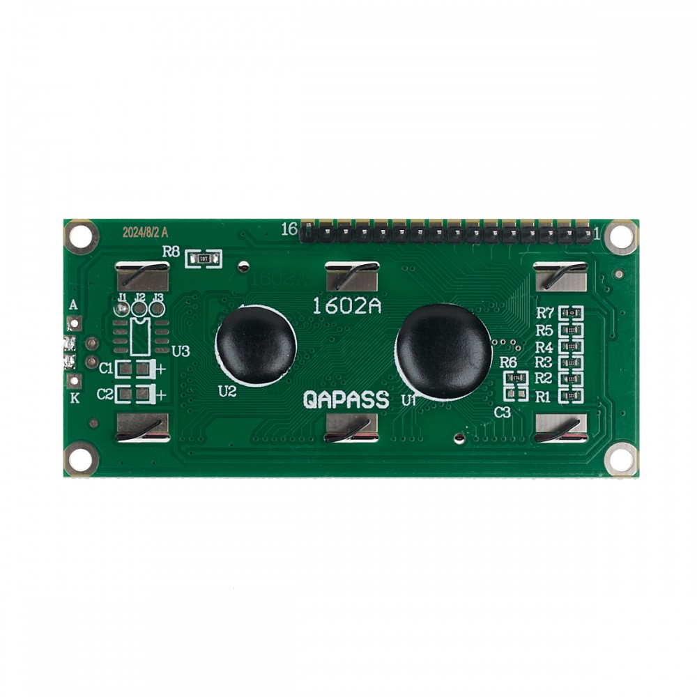 Display Alfanumérico LCD 1602 - 5V azul, con pines soldados