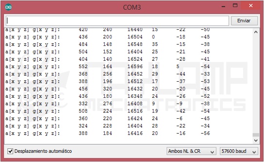 Tutorial MPU6050, Acelerómetro y Giroscopio